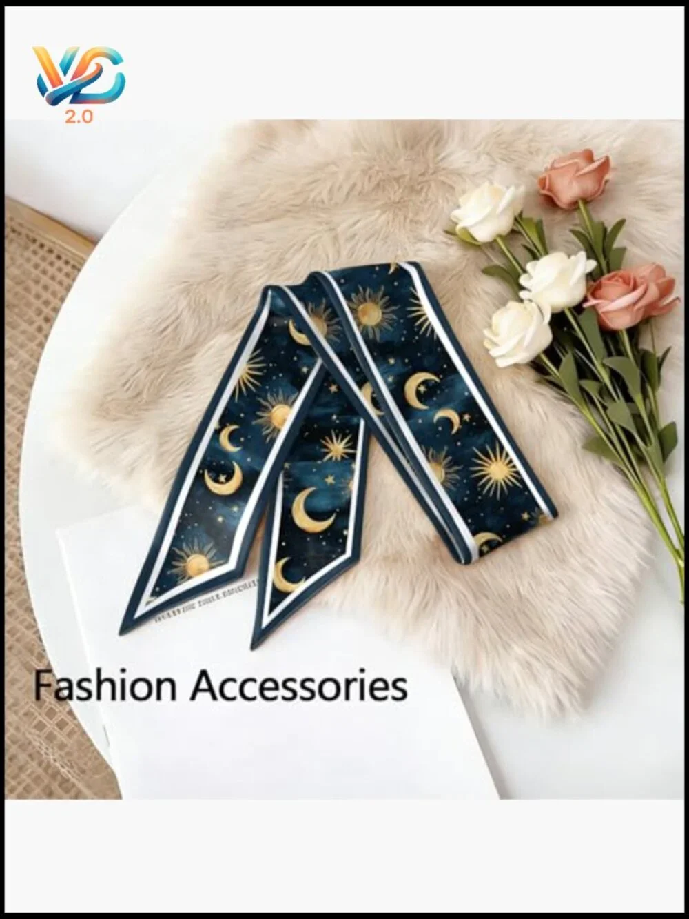 Accessories | Silk Feeling Long Satin Scarf Hair Neck Head Wrap Y2k ...